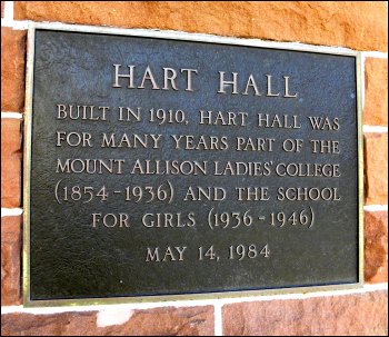 Hart Hall - Tantramar Heritage Trust
